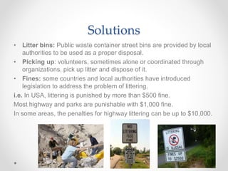 Litter Pollution | PPTX