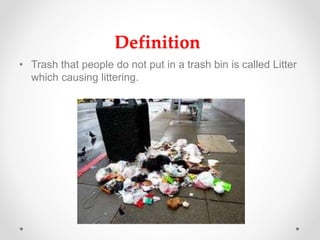 Litter Pollution | PPT