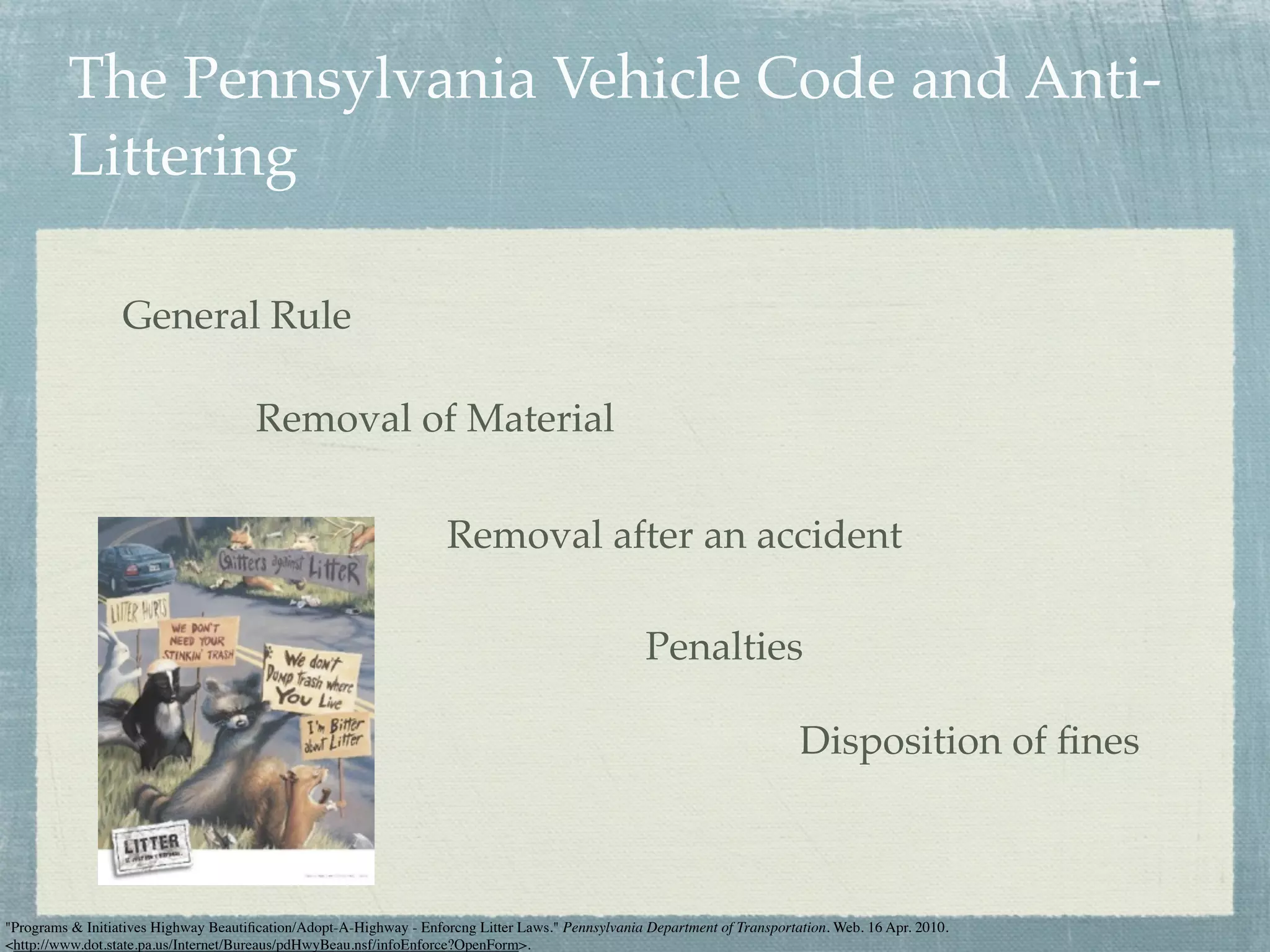 Littering keynote | KEY