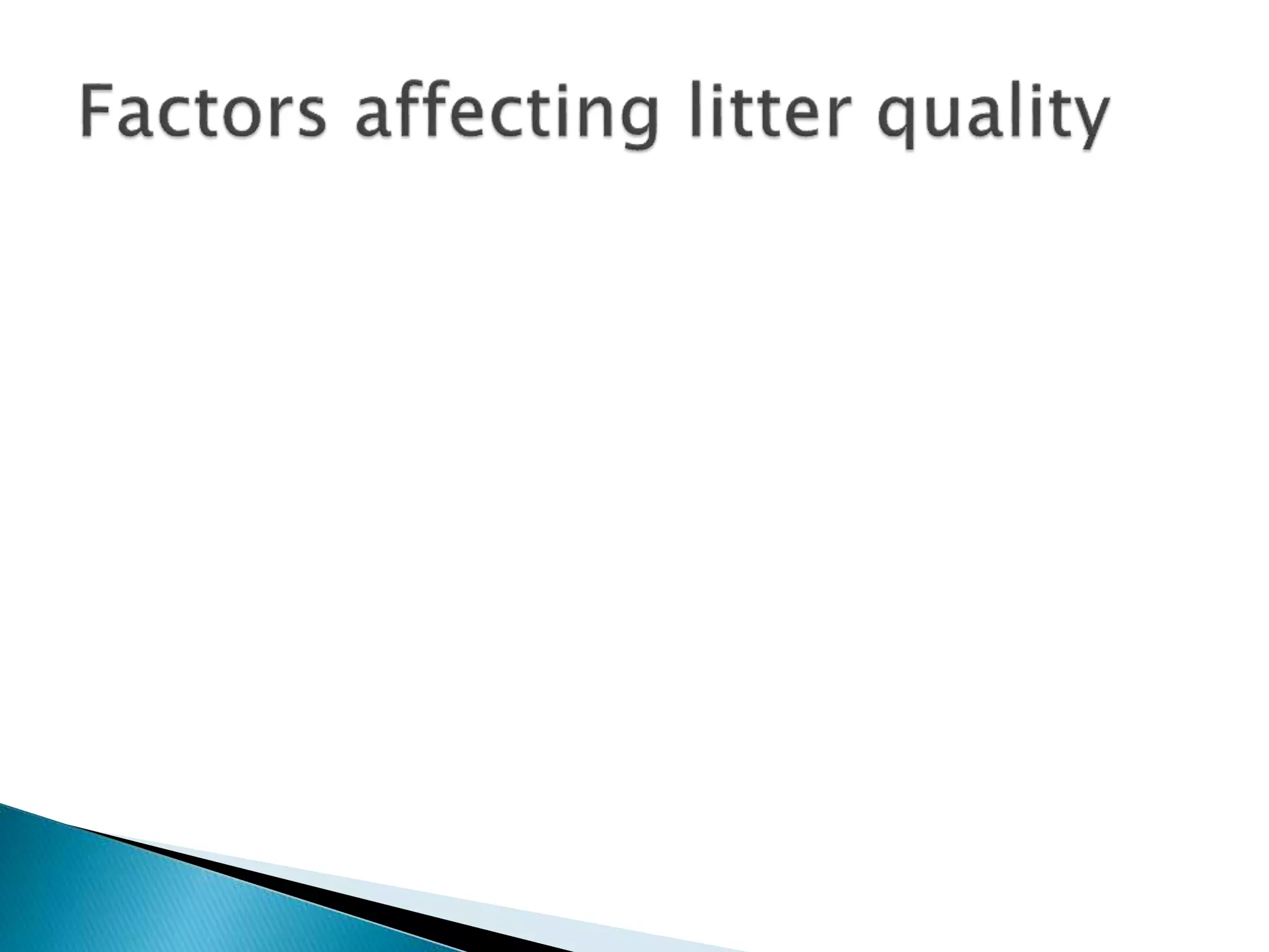 Litter management and Litter born Diseases | PPTX