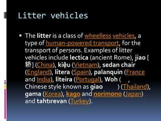 Litter vehicles | PPTX