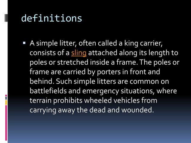 Litter vehicles | PPTX