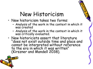 Literary Criticism and Literary Theories | PPT