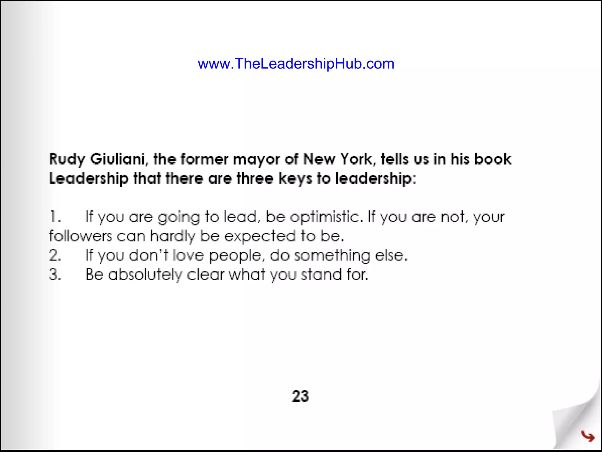Little Book of Leadership Powerpoint | PPT