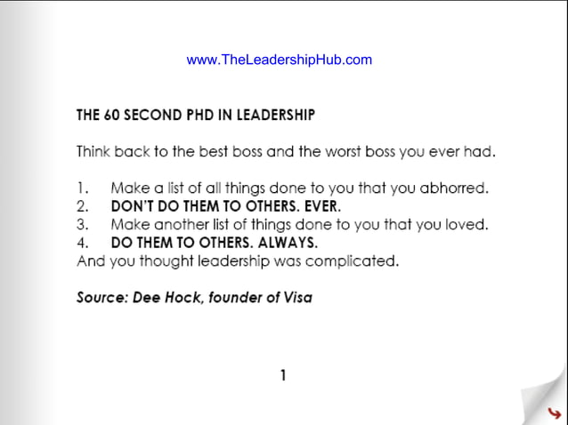 Little Book of Leadership Powerpoint | PPT