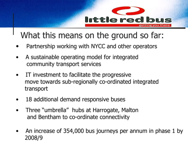 Little Red Bus Case Study | PPT