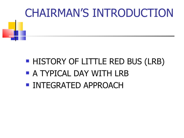 Little Red Bus Case Study | PPT