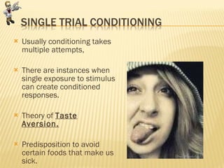 Little albert, taste aversion generalization | PPT | Food Allergies ...