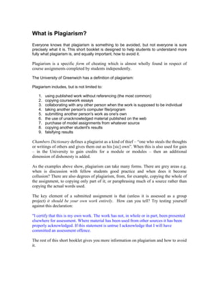 Little book of_plagiarism | PDF