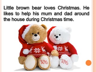 Little brown bear and number 4 | PPTX