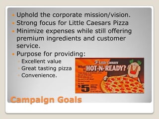 Little Caesars Digital Strategy | PPTX | Marketing and Advertising ...