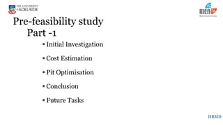 Hard Rock Mine Design Project | PPTX