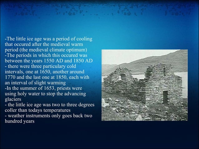Little ice age | PPT