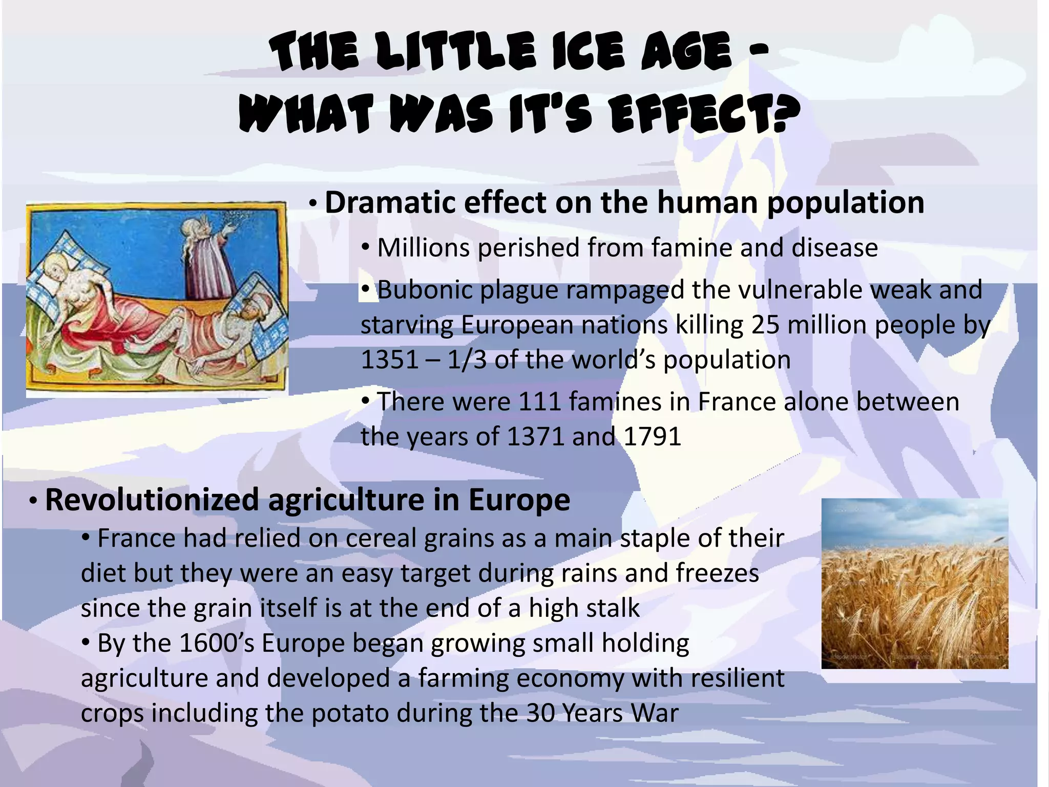 Little Ice Age - Big Problems | PPT