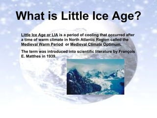 Little ice age | PPT
