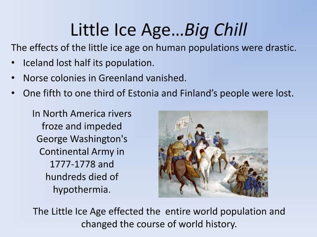 Little ice age | PPTX | Geology | Science