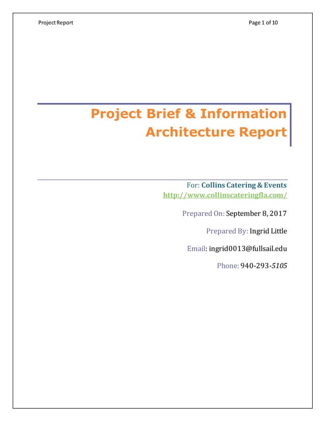 Information Architecture Report | PDF