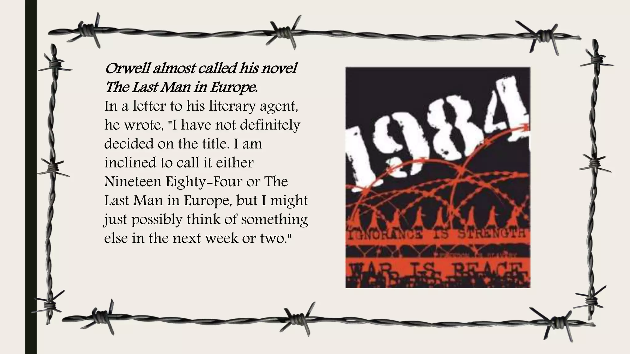 Little Known Facts About 1984 | PPT
