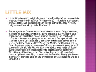 Biografía de Little mix | PPTX