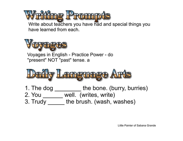 Little painter of sabana grande | PDF