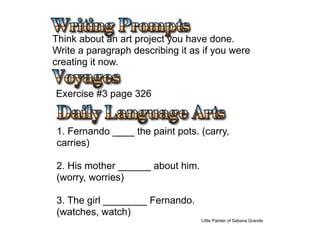 Little painter of sabana grande | PDF