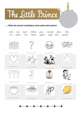 Little prince vocab | PDF