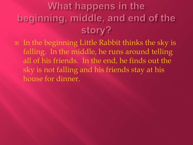 Little rabbit’s tale | PPTX