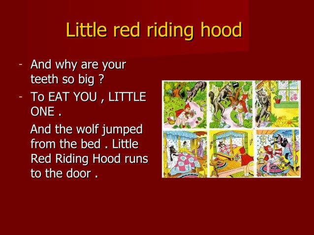 Little red riding hood | PPT
