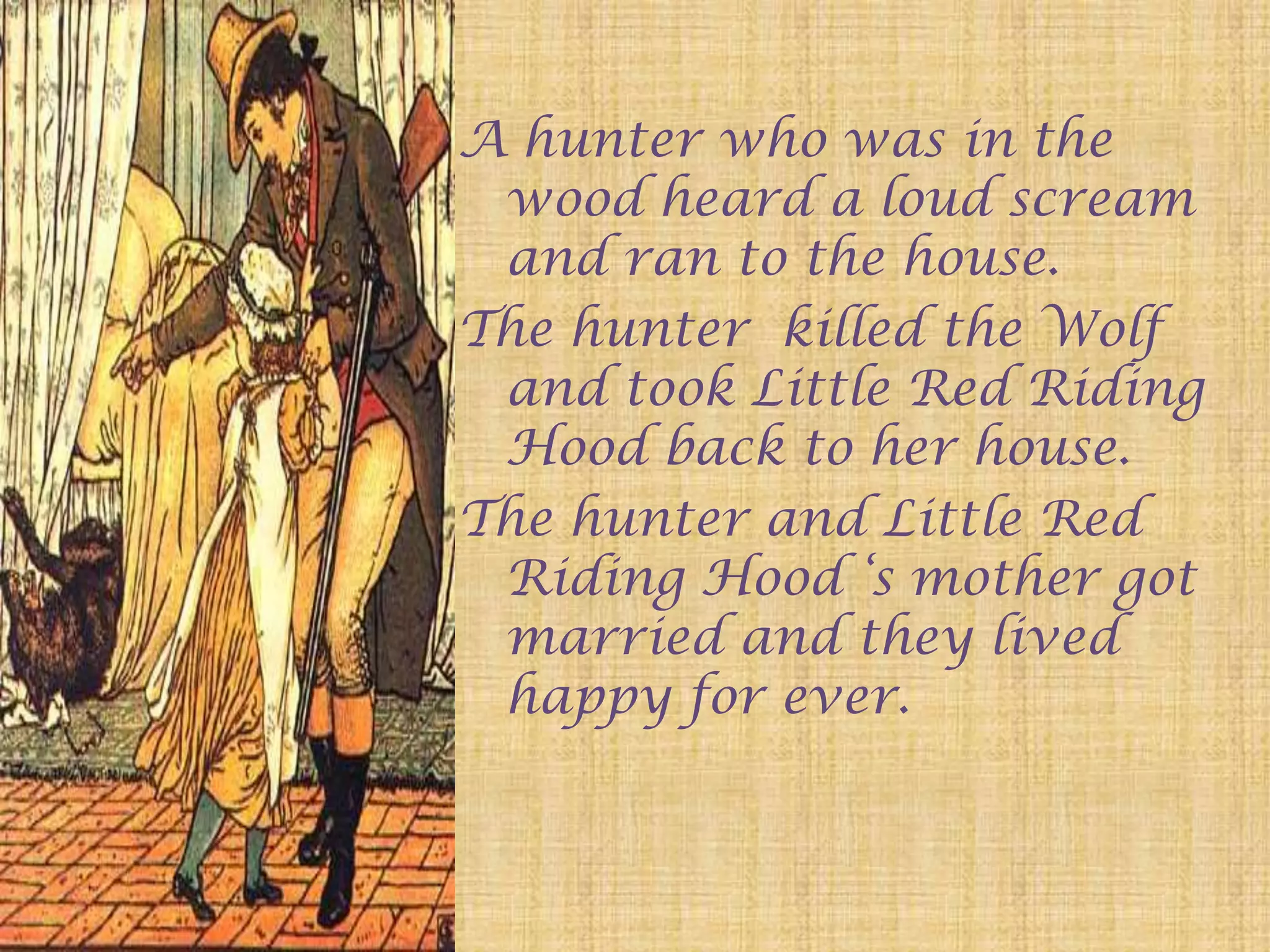 Little red riding hood by mercedes samprimo | PPTX