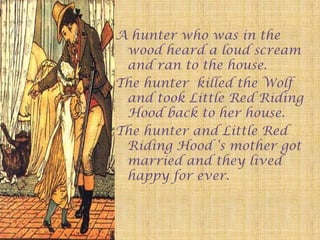 Little red riding hood by mercedes samprimo | PPTX | Books and Literature