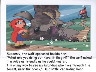 Little red riding hood story pp | PPT