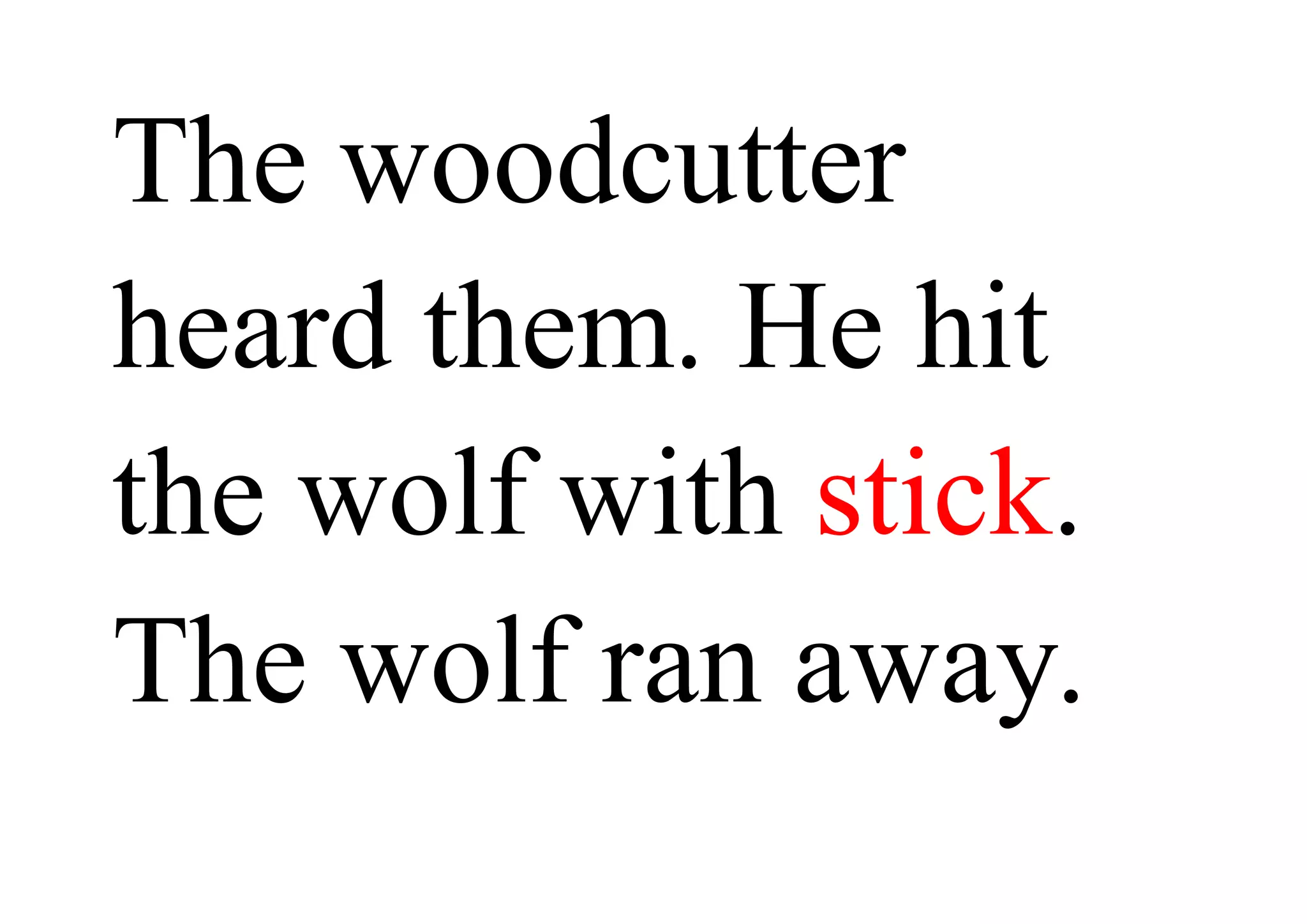 Little red riding hood story line | PPT