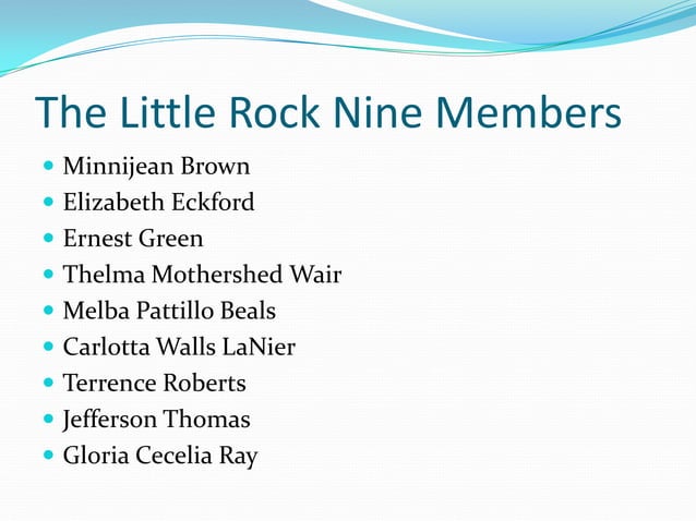 Little Rock Nine Picture Edition | PPTX
