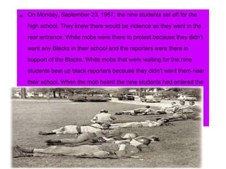 Little rock nine power point | PPT