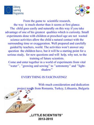 Little scientists | PPT