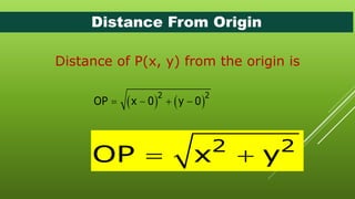 Coordinate Geometry | PPTX