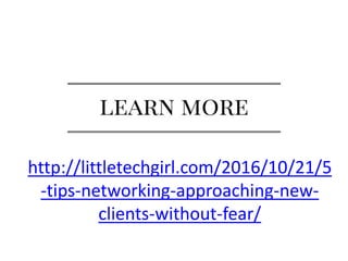 Littletechgirl | PPTX | Career Advice | Careers