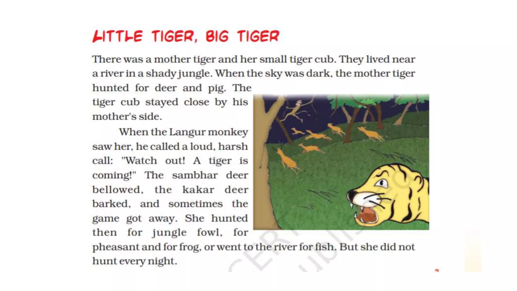 Little tiger big tiger | PPTX