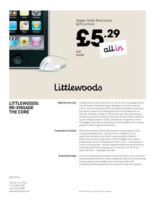 Littlewoods Case Study | PDF