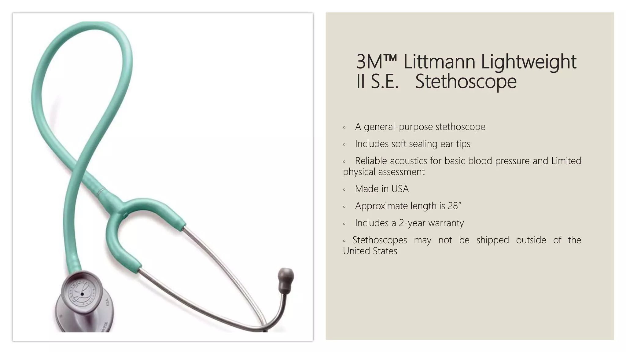 Littmann Stethoscope | PPTX