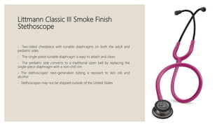 Littmann Stethoscope | PPTX