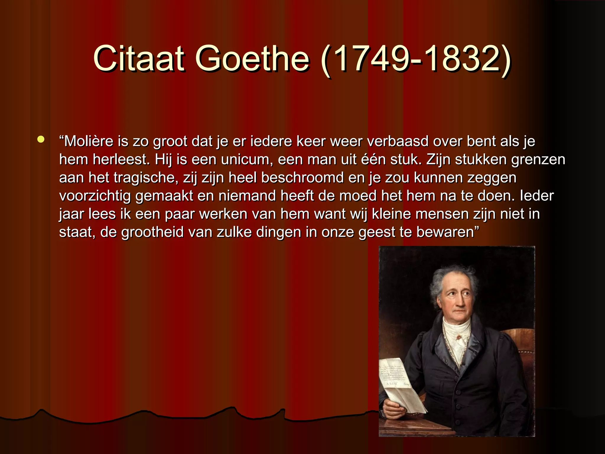 Classicisme XVIIe eeuw (Molière) | PPT
