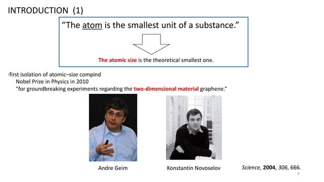 Intorduction to materials with 2D structure | PPT | Free Download