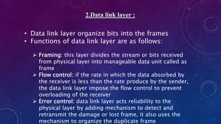 low level protocols | PPTX | Computer Networking | Computing