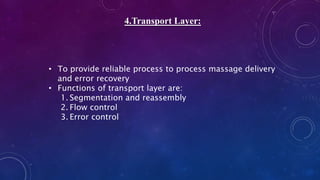 low level protocols | PPTX | Computer Networking | Computing