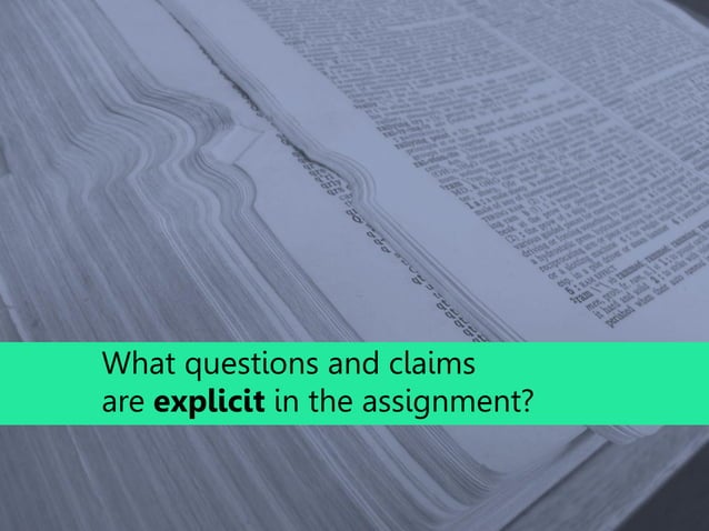 Understand Your Assignment | PPT