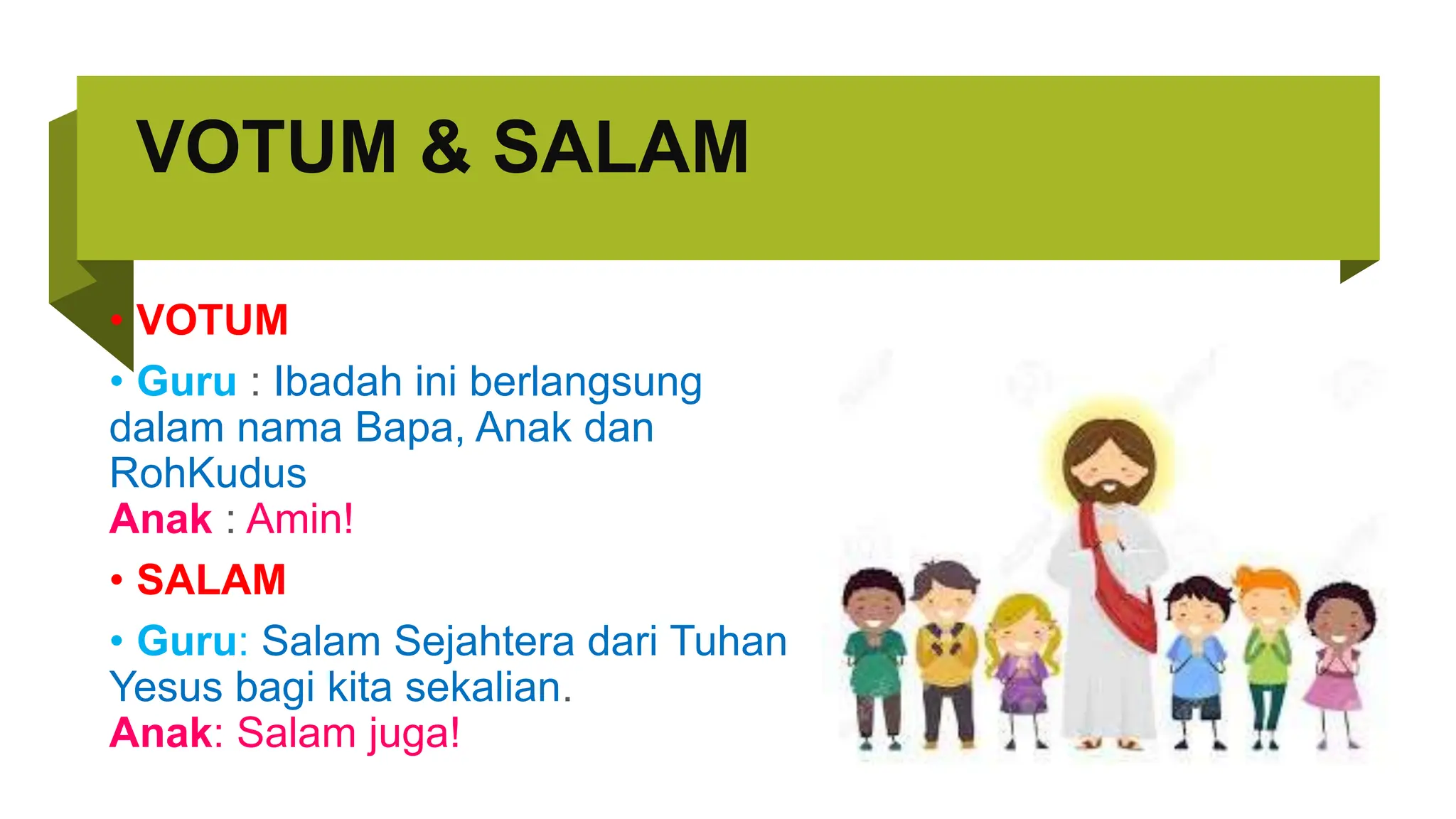 Panduan Liturgi untuk sekolah minggu 2024 | PPTX