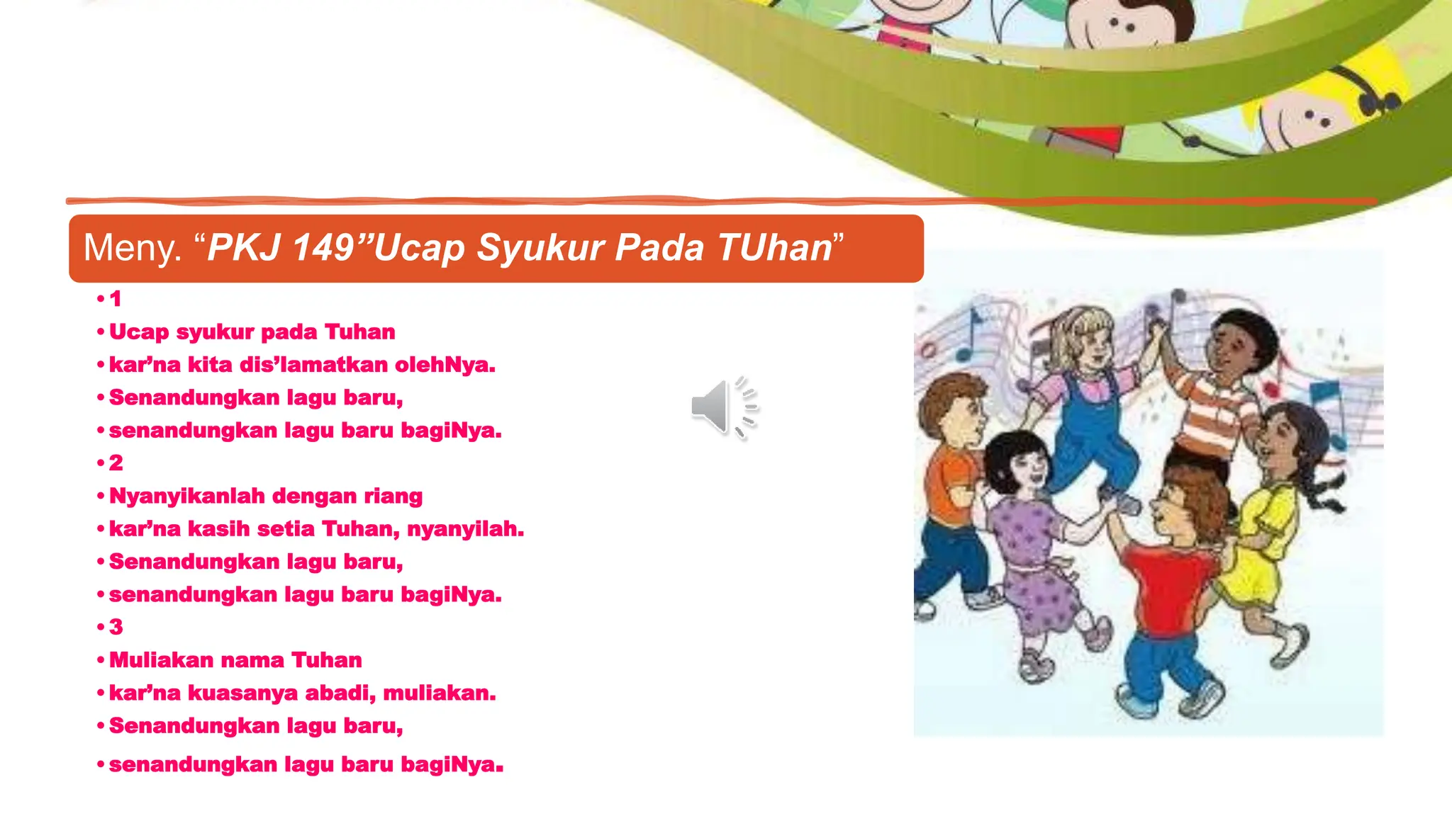 Panduan Liturgi untuk sekolah minggu 2024 | PPTX