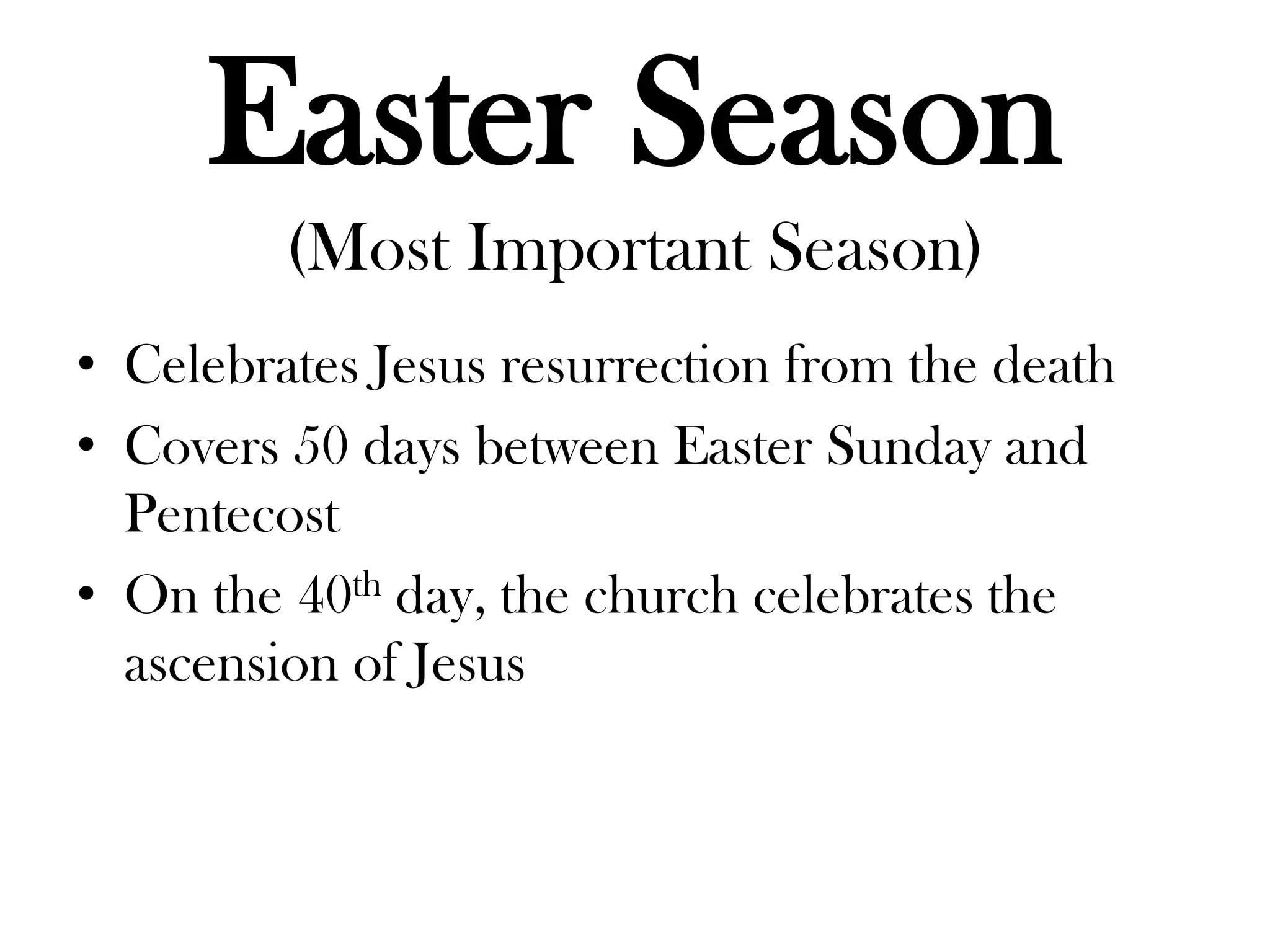 Liturgical Calendar | PPTX