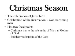 Liturgical Calendar | PPTX